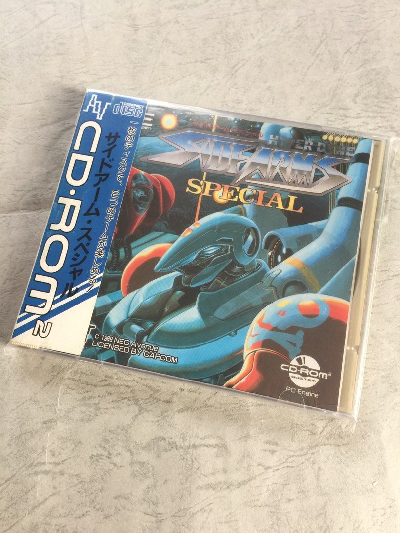 PC Engine CD Rom Side Arms Special PCE, 電子遊戲, 電子遊戲, 其他 - Carousell