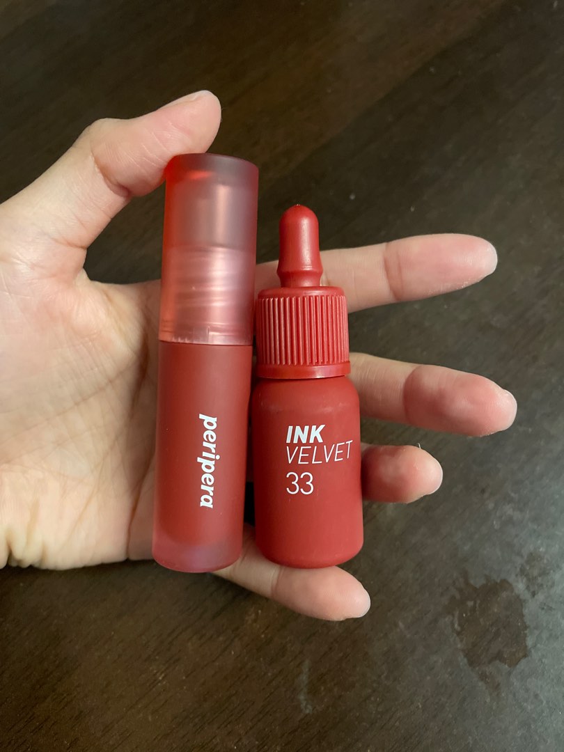 Peripera ink velvet #33 and mood matte #5, Beauty & Personal Care, Face ...
