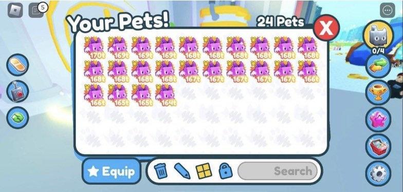 Pet simulator x 2 dm pixel demons for only 1 peso!!, Video Gaming ...