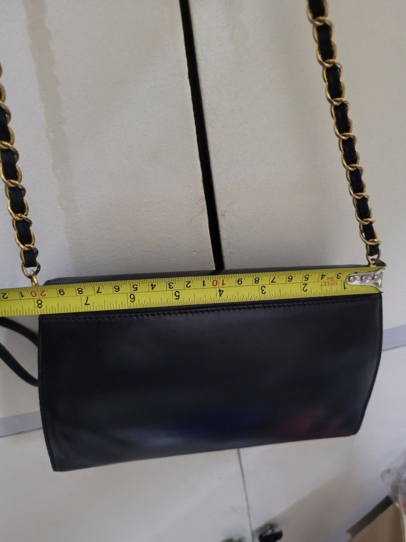PIERRE BALMAIN structured black leather sling bag, Luxury, Bags ...