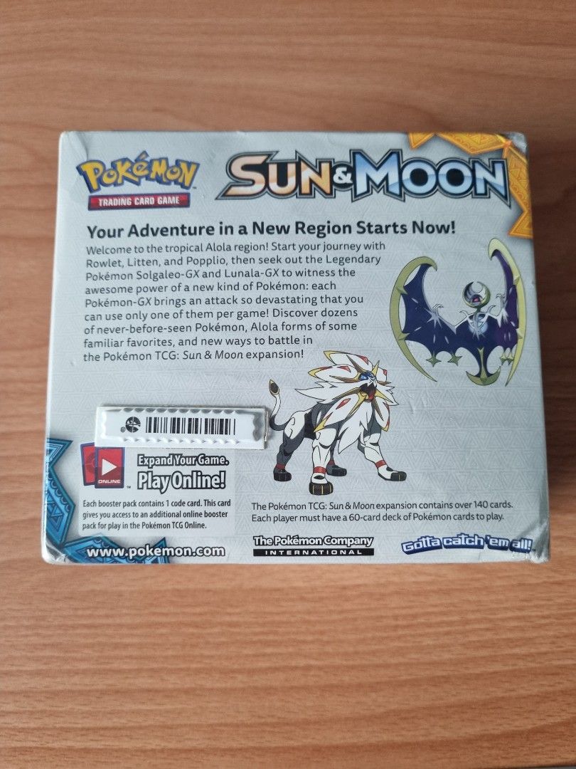 Pokemon Sun And Moon Base Set Booster Box 36 Packs Hobbies And Toys Toys
