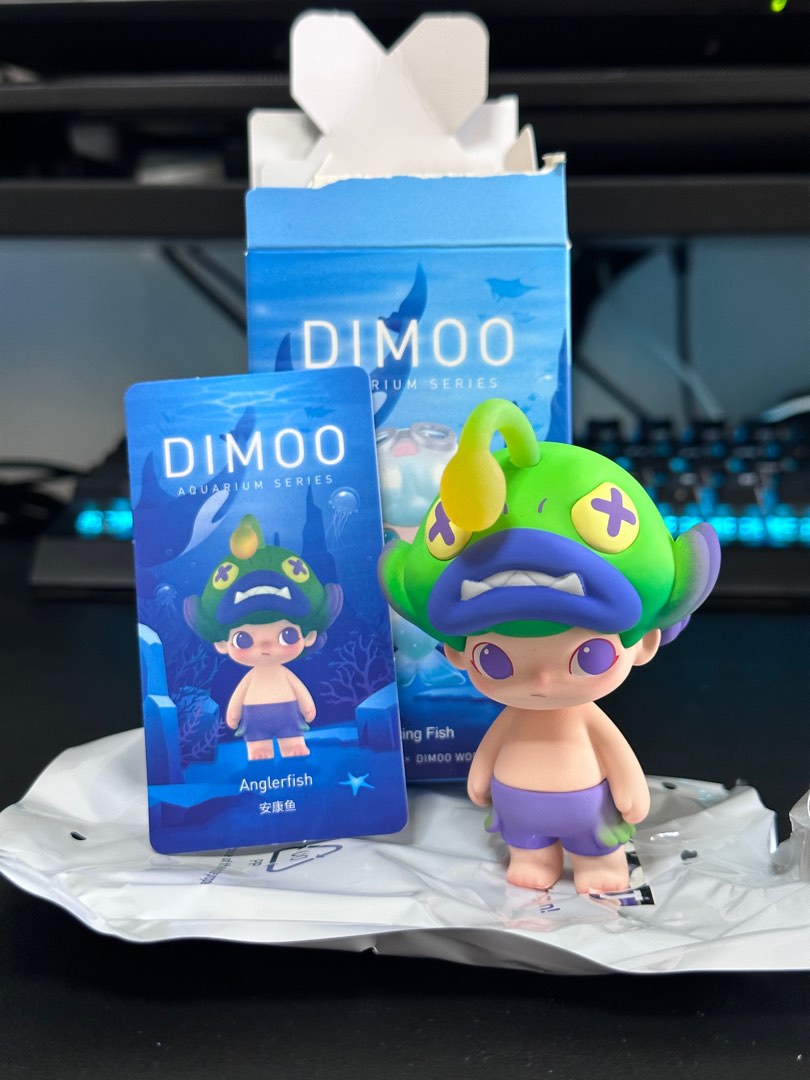 Popmart Dimoo Aquarium Series - Anglerfish, Hobbies & Toys, Toys ...