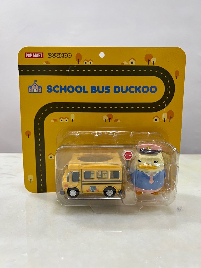 Popmart Ducko School Bus, Hobbies & Toys, Toys & Games on Carousell