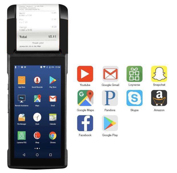 POS wireless handheld Sunmi v2 pro Bnew Android Grab merchant, ESabong ...