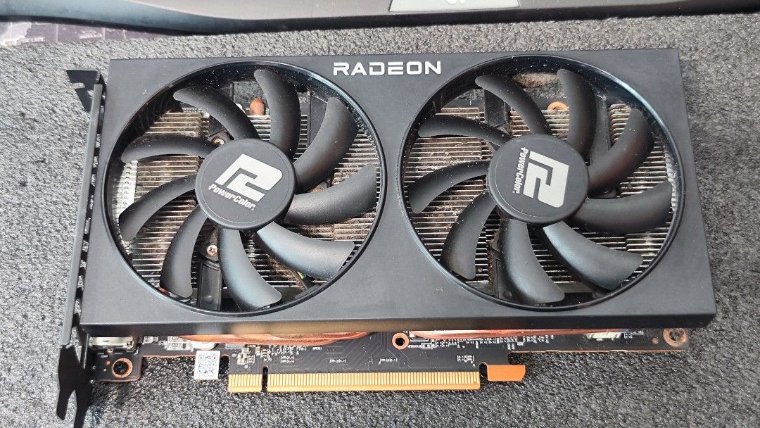 PowerColor Fighter AMD Radeon RX 6600 Graphics Card with 8GB GDDR6 ...