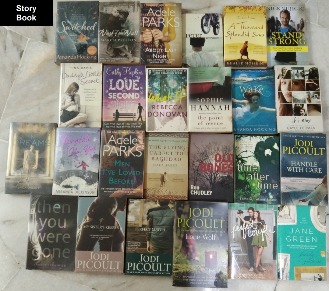 Premium English Novel Story Book Buku Novel, Hobbies & Toys, Books ...