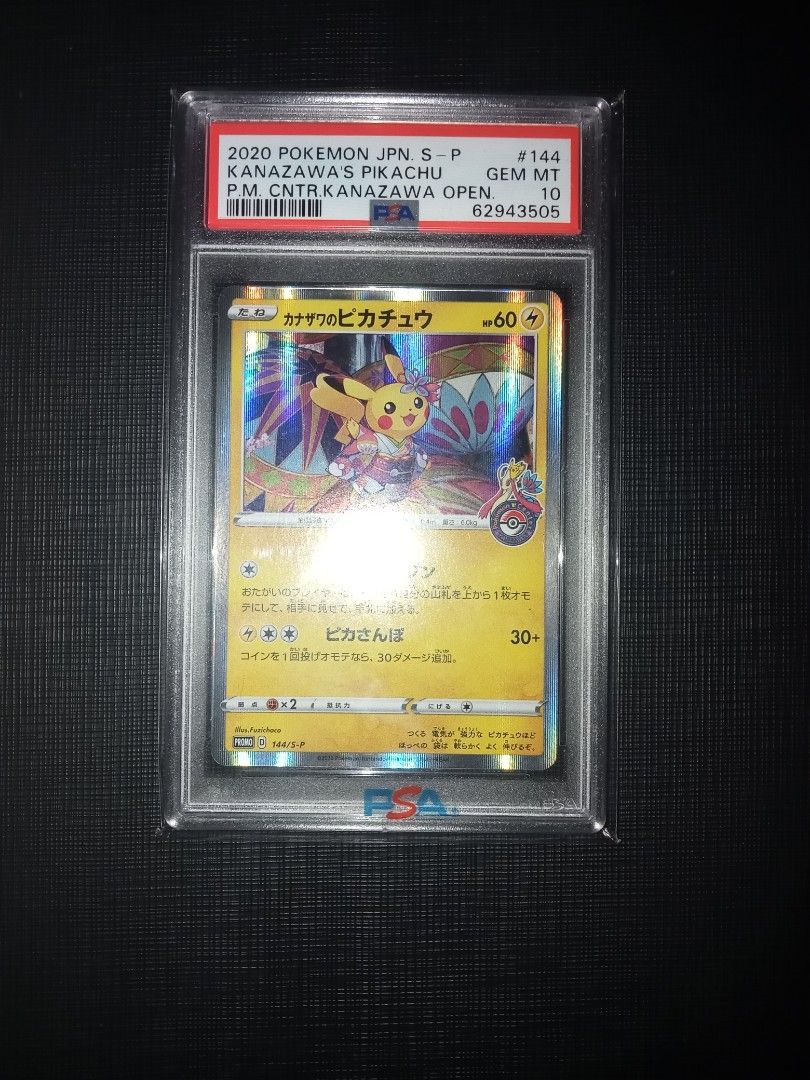 PSA 10 Kanazawa's Pikachu, Hobbies & Toys, Toys & Games on Carousell