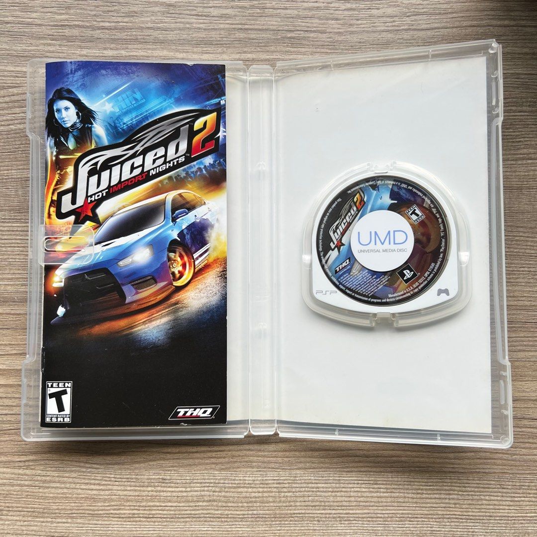 PSP Game - Juiced 2, Video Gaming, Video Games, PlayStation on Carousell