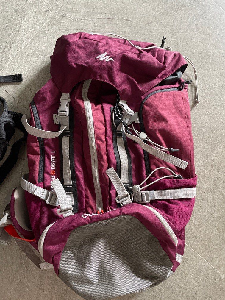 Quechua 50L backpacks, Men's Fashion, Bags, Backpacks on Carousell