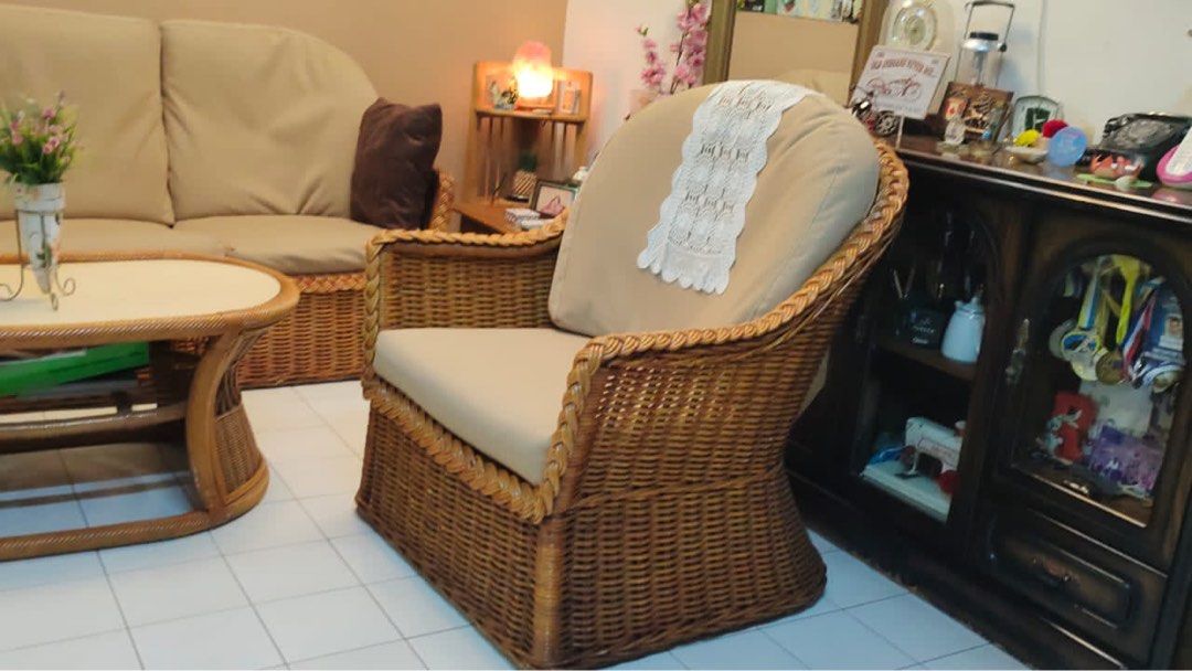 Rattan / rottan sofa set from Philippines, Furniture & Home Living ...