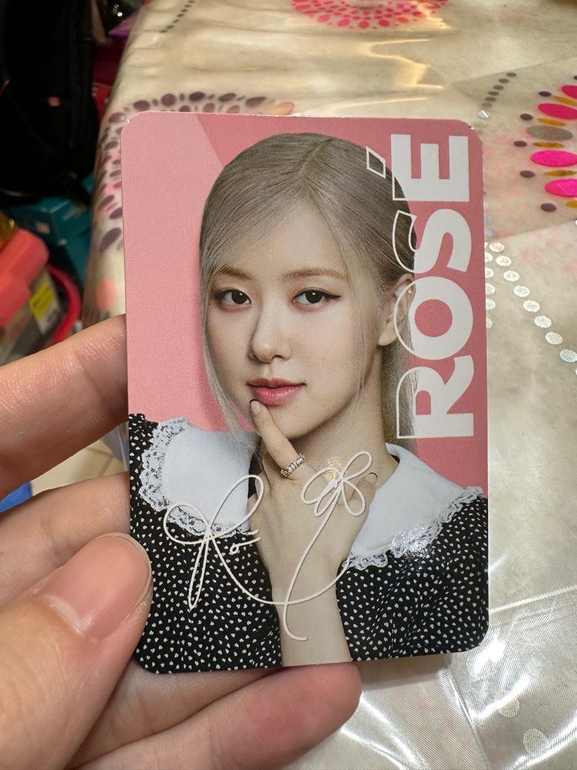 Rose Photocard from Oreo x Blackpink, Hobbies & Toys, Memorabilia ...
