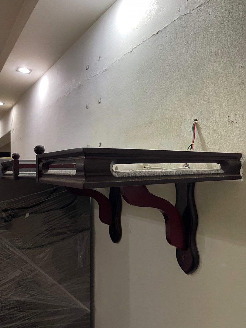 Rose Wood Altar Shelf, Furniture & Home Living, Furniture, Shelves ...