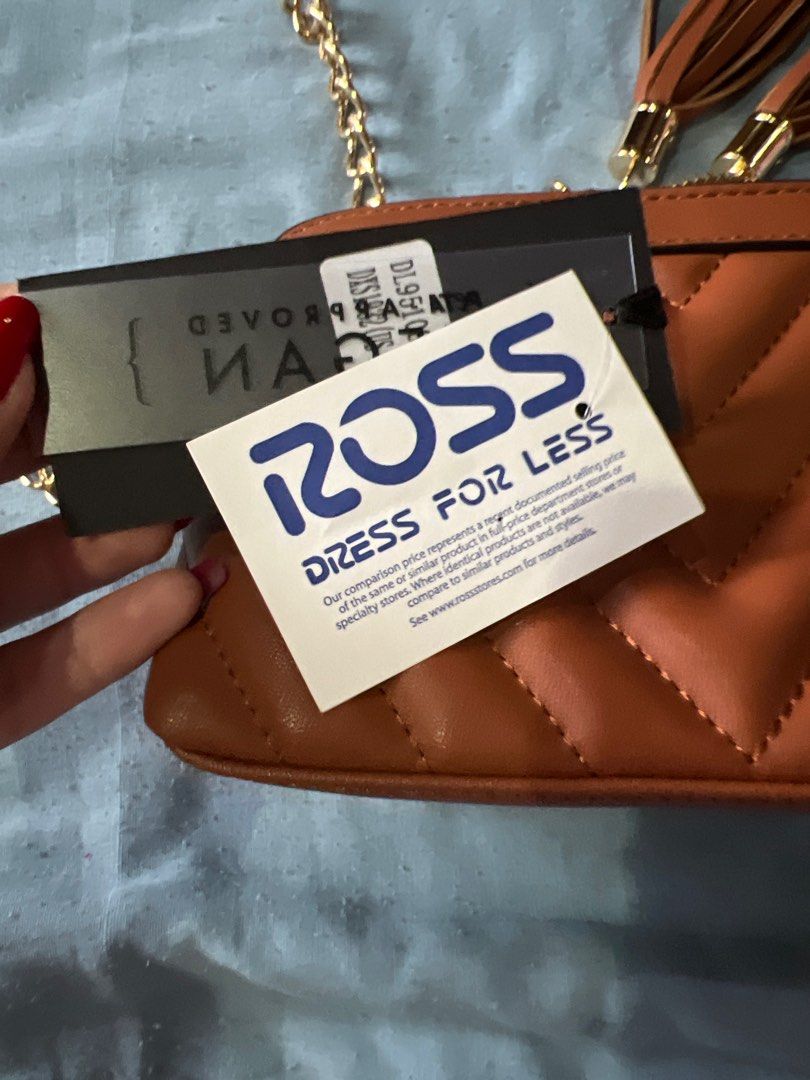 ROSS BRAND NEW leather brown sling bag, Women's Fashion, Bags & Wallets ...