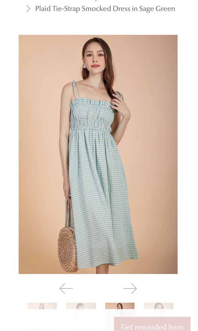 Sage smoked back dress in L, Women's Fashion, Dresses & Sets, Dresses ...