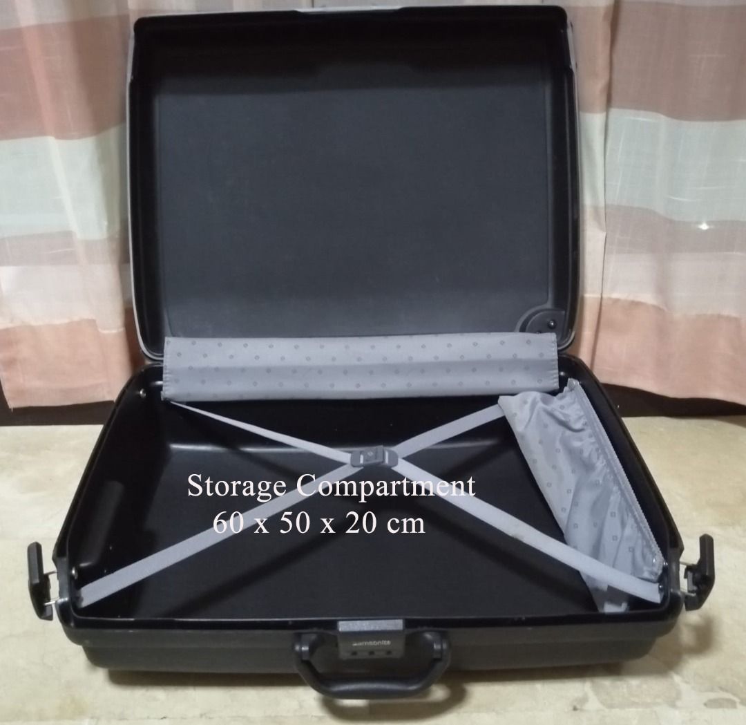 SAMSONITE 29inch Oyster Luggage Bag, Black, Hobbies & Toys, Travel ...