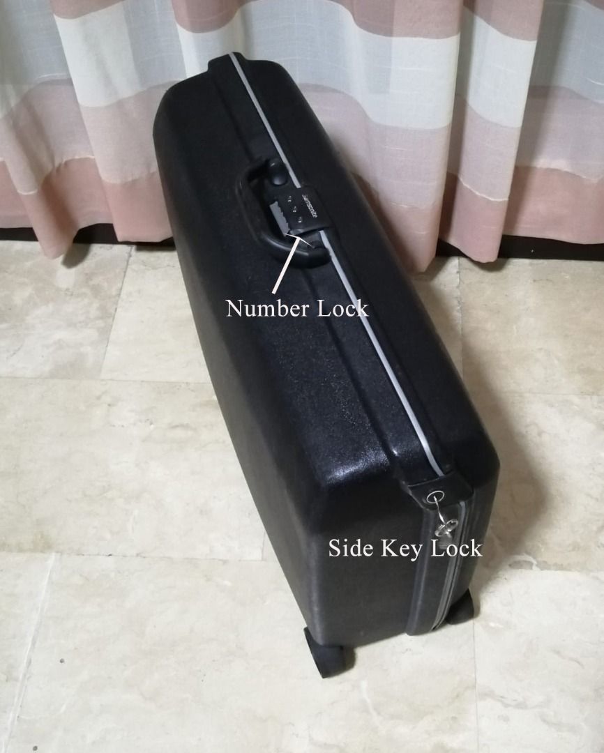 SAMSONITE 29inch Oyster Luggage Bag, Black, Hobbies & Toys, Travel ...