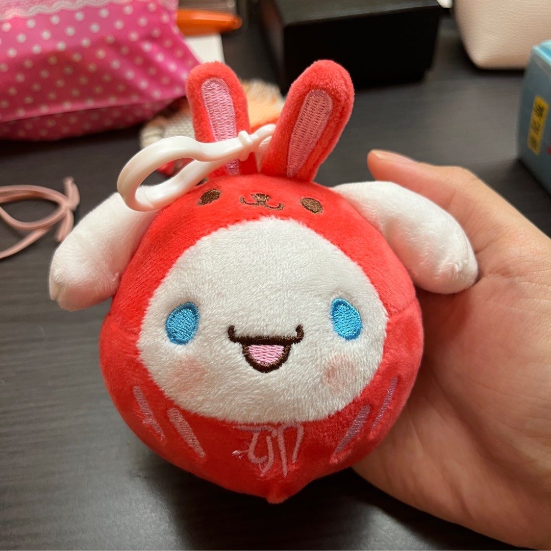 Sanrio Cinnamoroll rabbit plush keychain, Hobbies & Toys, Toys & Games ...