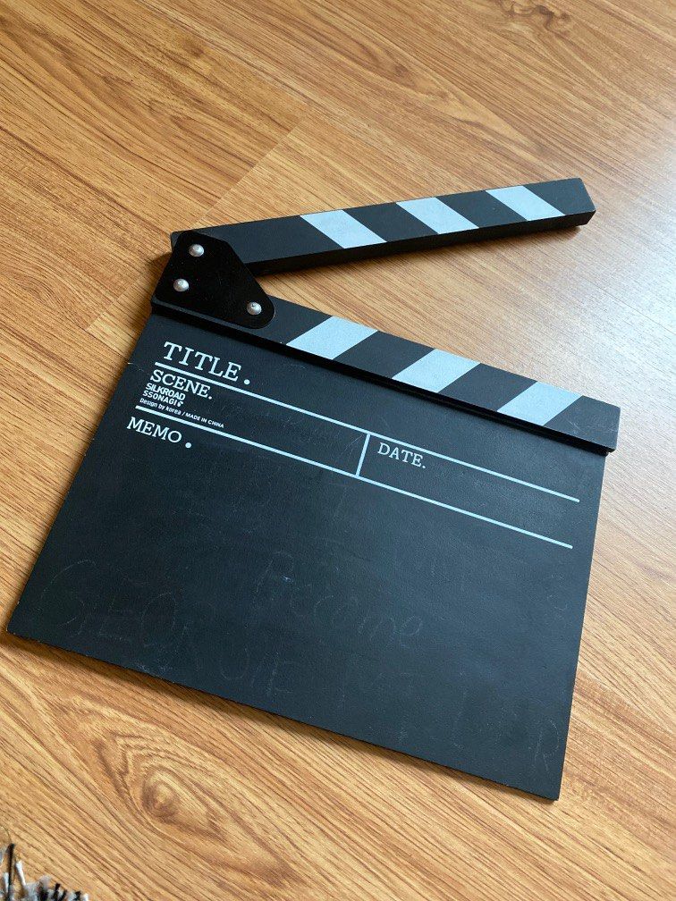 scene clapper board, Photography, Video Cameras on Carousell