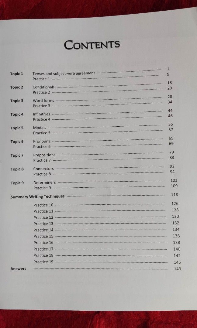 Sec 2 English Essential Grammar assessment book, Hobbies & Toys, Books ...