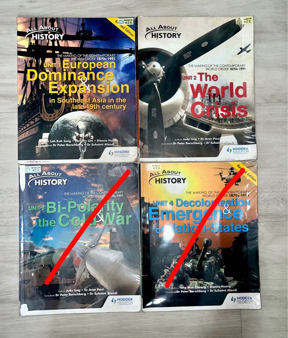secondary history textbooks/ all about history unit 1,2,3,4/ pure ...