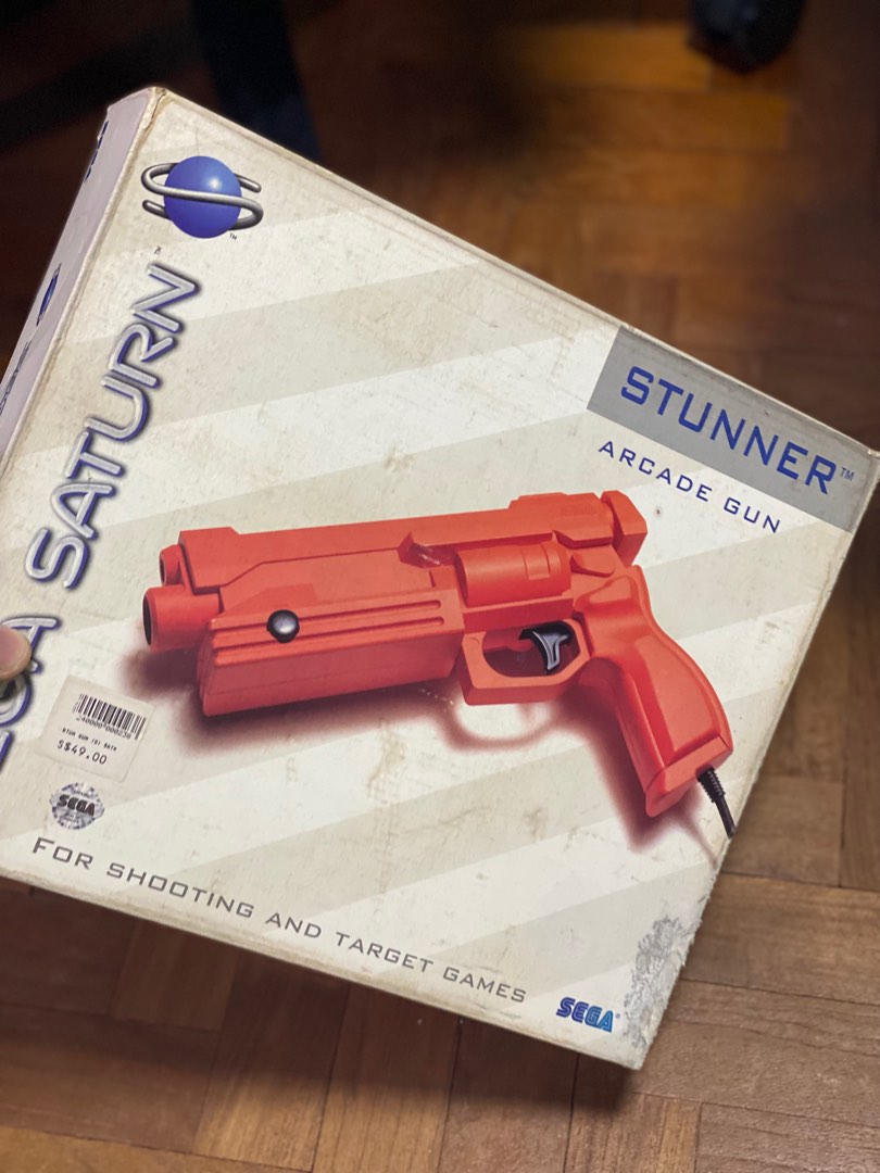 Sega Saturn Stunner Arcade Gun, Video Gaming, Gaming Accessories, Game ...