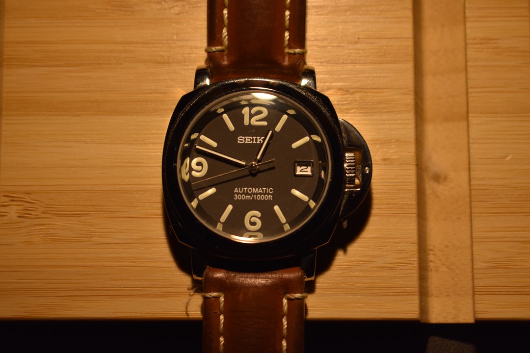Seiko Panerai Mod, Men's Fashion, Watches & Accessories, Watches on ...