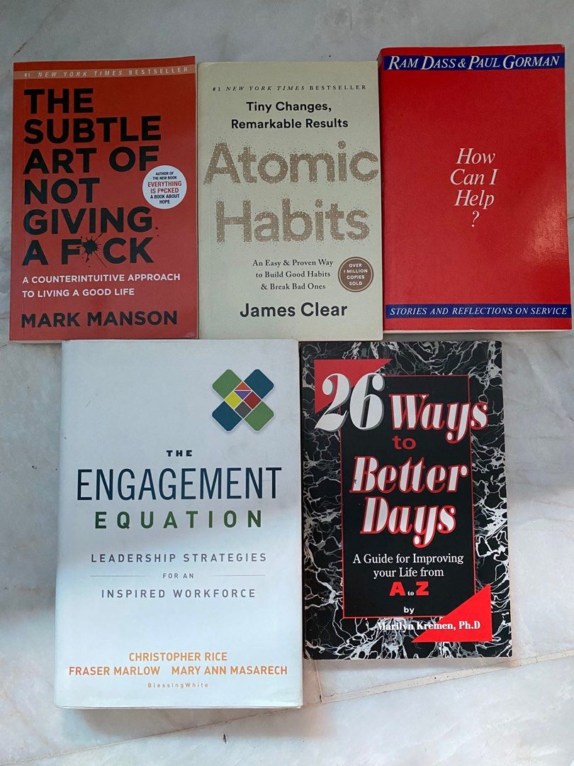 Self Help Books - Bundle, Hobbies & Toys, Books & Magazines, Fiction ...