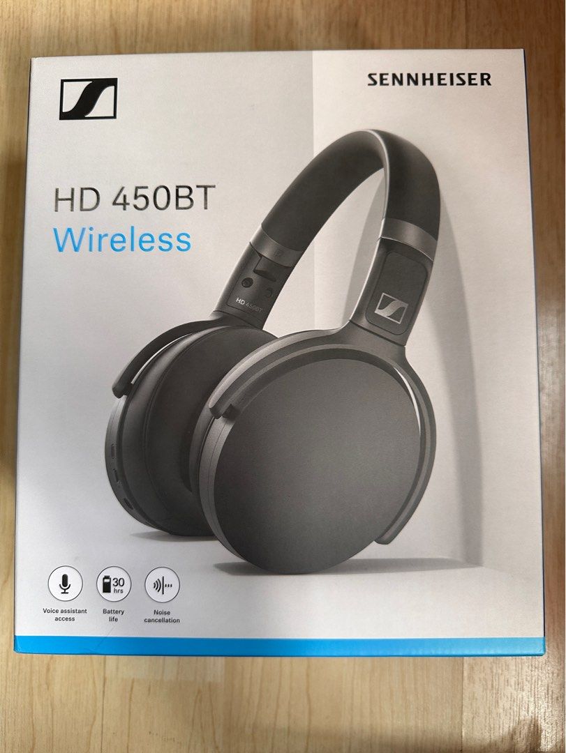 Sennheiser HD 450BT Wireless headphones, Audio, Headphones & Headsets on Carousell