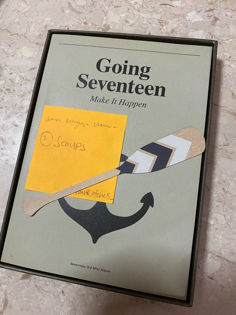 Seventeen Scoups Paddle Bookmark, Hobbies & Toys, Memorabilia ...