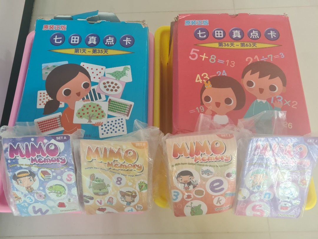 Shichida Dot Program and Mimo Card, Hobbies & Toys, Toys & Games on ...