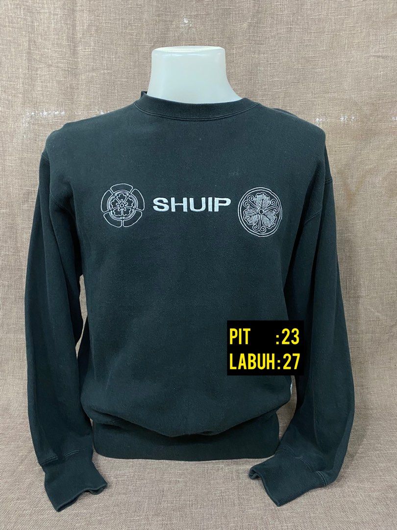 Shuip Logo Sulam Sweatshirt, Men's Fashion, Coats, Jackets and ...