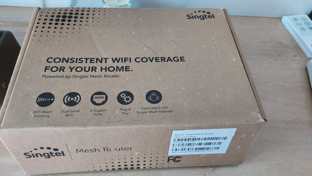 Singtel Mesh Router, Computers & Tech, Parts & Accessories, Networking ...