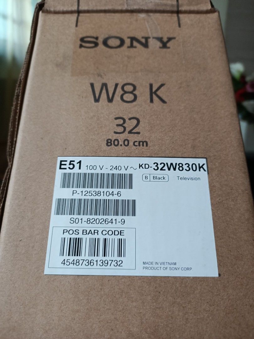 Sony Bravia KD-32W830K(HD Ready), High Dynamic Range(HDR), Smart Tv ...