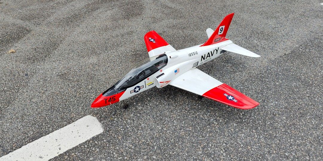 SAPAC composite T-45 Goshawk 70mm EDF receiver ready PNP, Hobbies ...