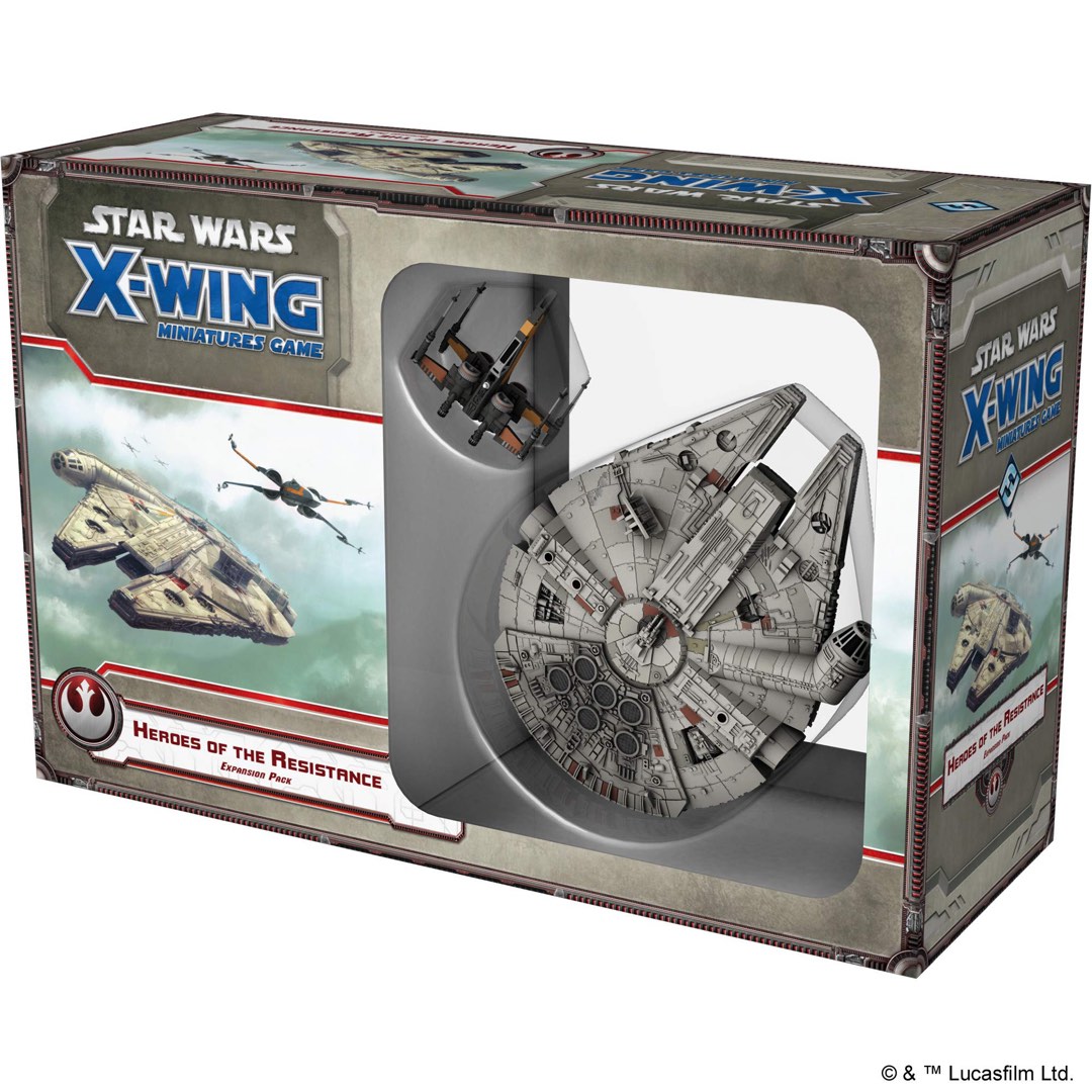 Star Wars: X-Wing - Heroes of the Resistance Game Expansion Pack ...