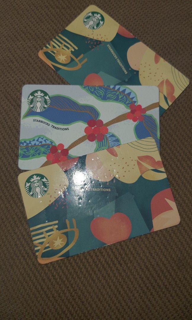 Starbucks Traditions Sticker card, Food & Drinks, Beverages on Carousell