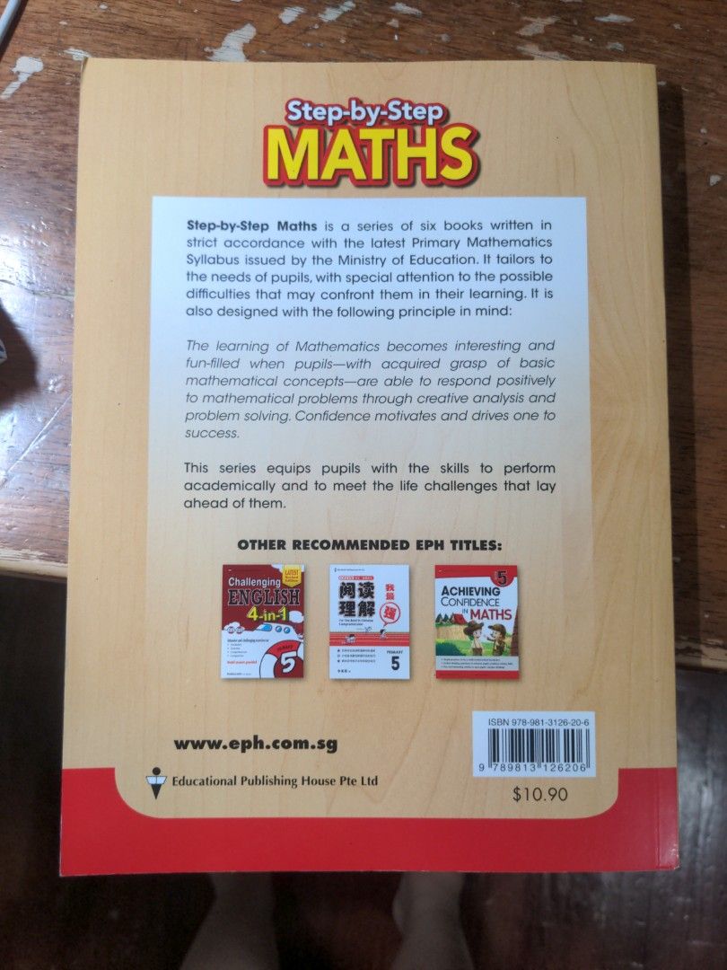 Step by step Maths Primary 5, Hobbies & Toys, Books & Magazines ...