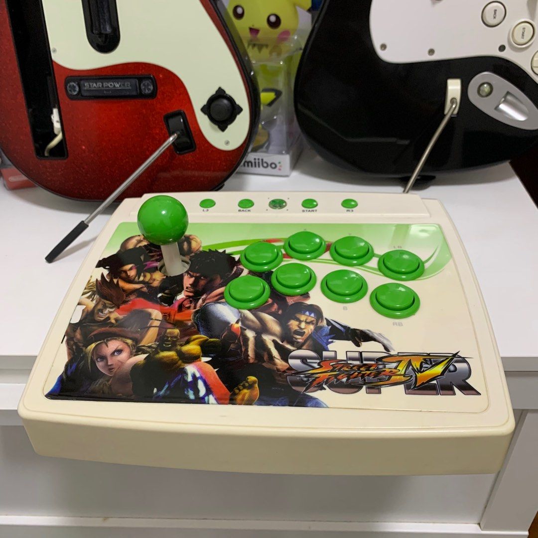 Street Fighter IV Arcade Stick for XBox 360, Video Gaming, Gaming ...
