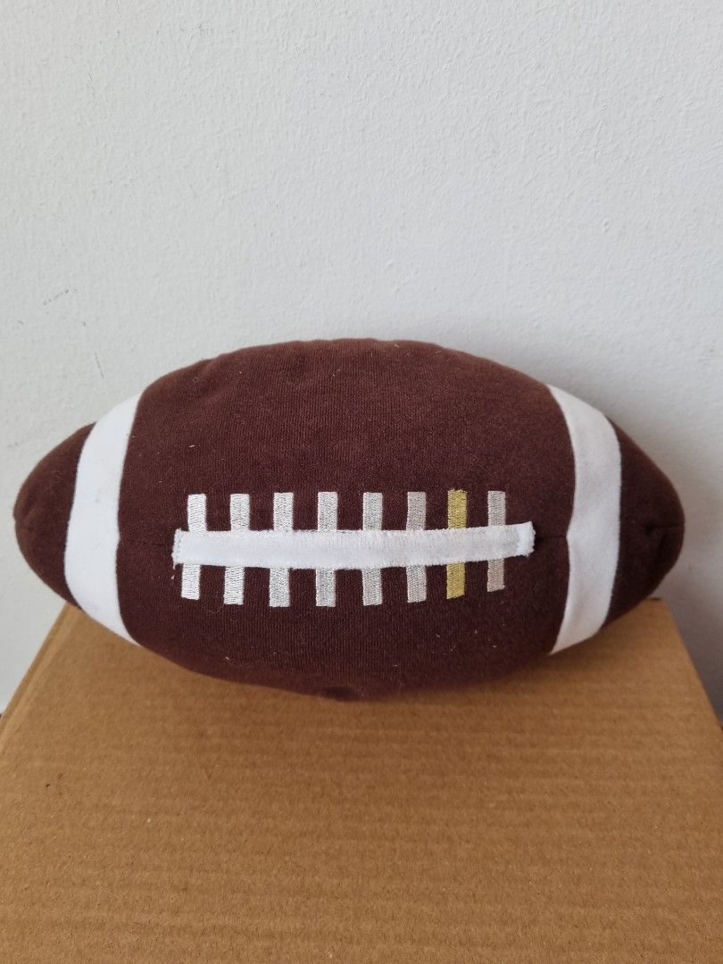 Stuffed Football, Hobbies & Toys, Toys & Games on Carousell