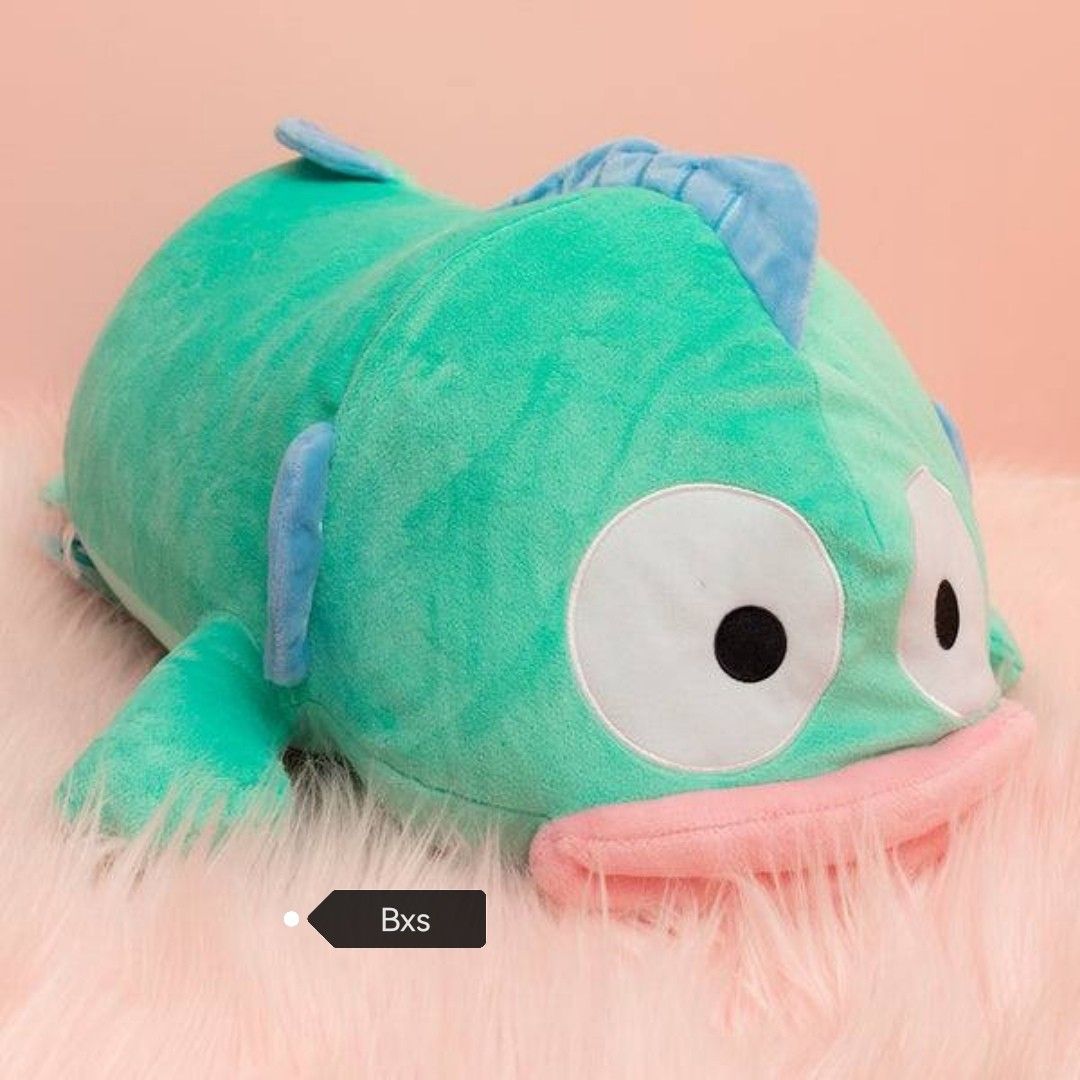 SUPER BIG Authentic Sanrio Napping Together Flat laying lying Hangyodon ...