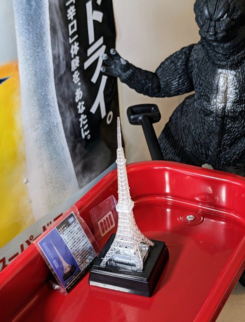 Takara Tomy Tokyo Tower Scale Model Clear Color, Hobbies & Toys ...