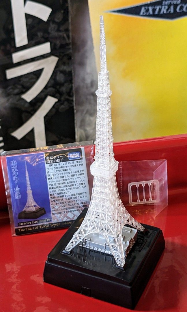 Takara Tomy Tokyo Tower Scale Model Clear Color, Hobbies & Toys ...