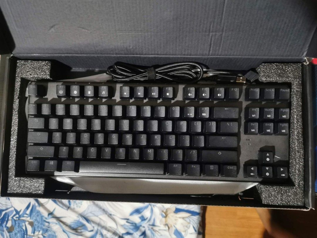 Tecware Phantom RGB 87keys TKL Outemu RED Mechanical Keyboard ...