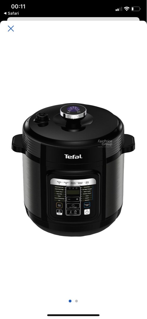 Tefal Home Chef smart 6L litre multi cooker CY601, TV & Home Appliances ...