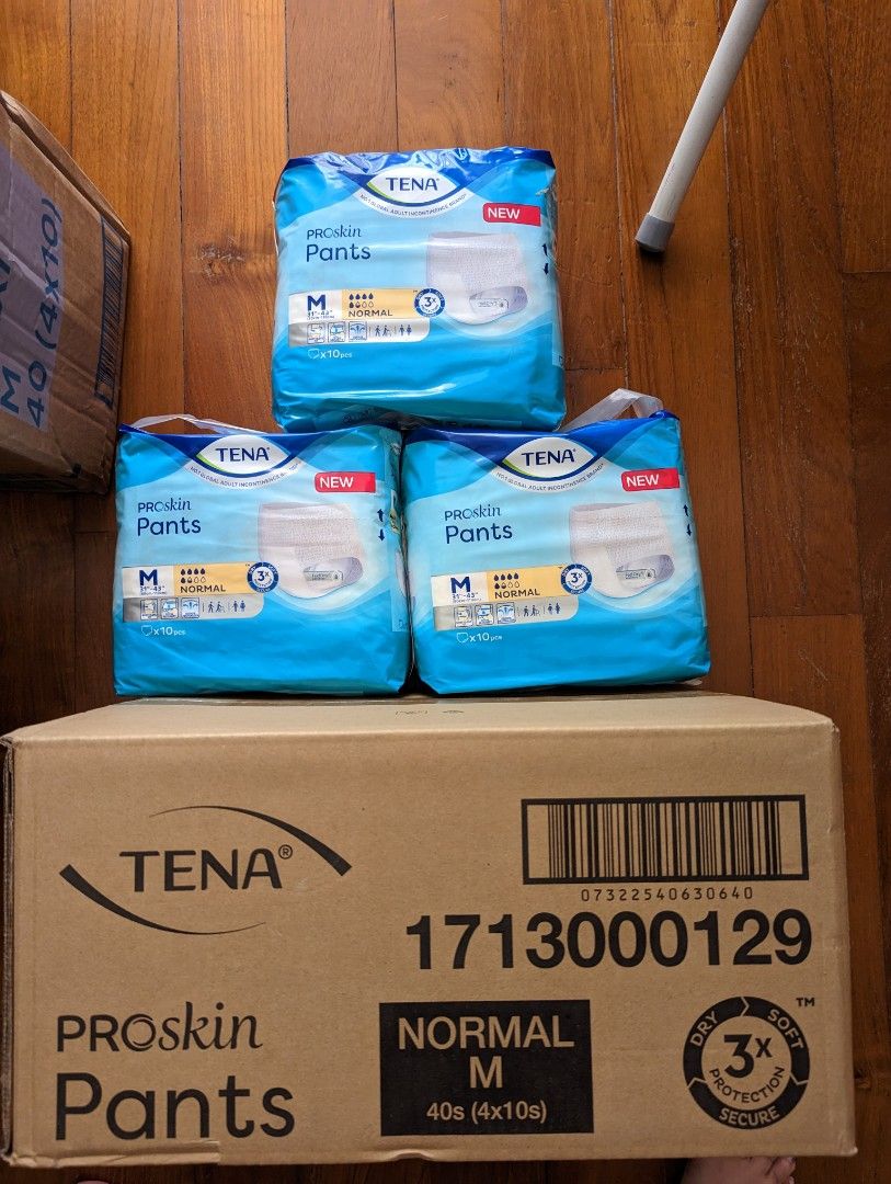 Tena Proskin Pants Normal M, Health & Nutrition, Assistive & Rehabilatory Aids, Adult ...