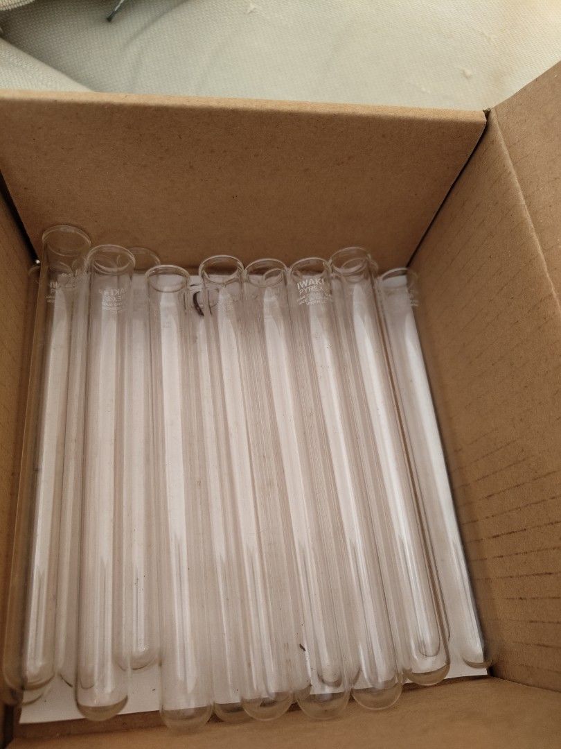 Test Tubes - Iwaki Pyrex Glass, Hobbies & Toys, Stationery & Craft ...