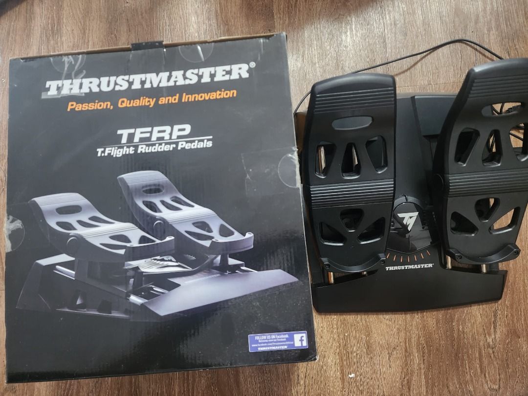 Thrustmaster T Flight Rudder Pedals, Video Gaming, Gaming Accessories ...