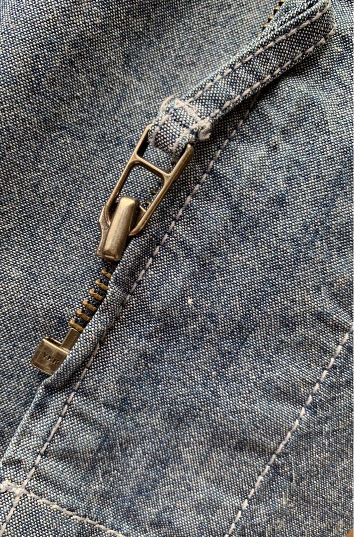 Topvalu - Japanese Workwear Chambray Shirt, Men's Fashion, Tops & Sets ...