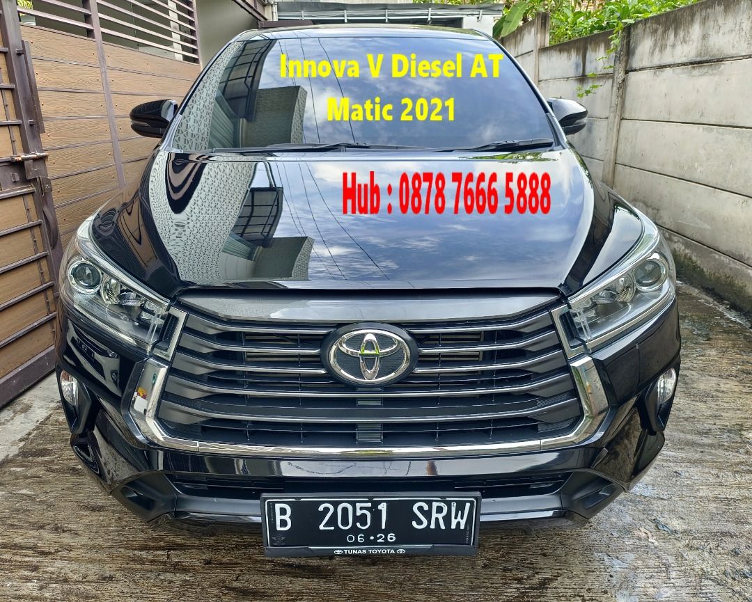 Toyota Innova 2.4 V AT Matic Diesel 2021 / 2022 Hitam Black, Mobil ...