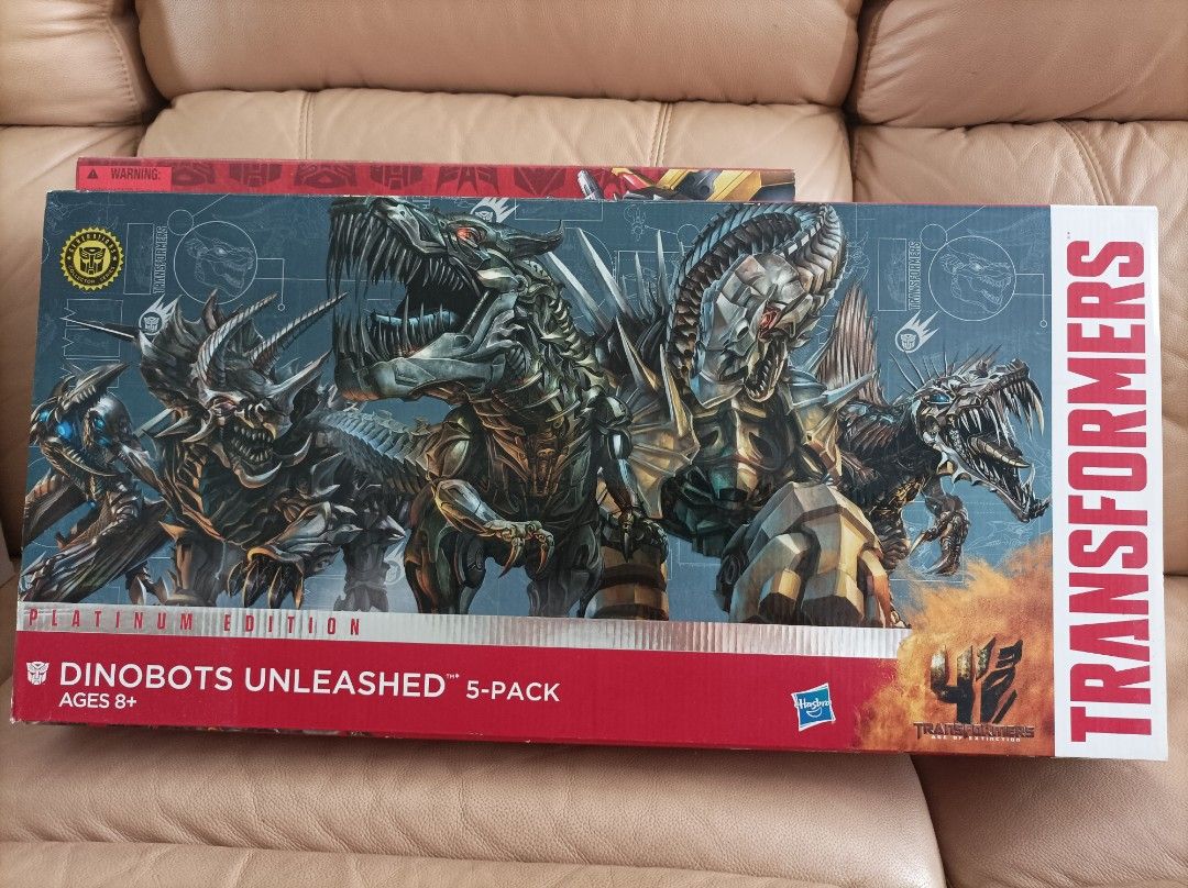 Transformers Age of Extinction AOE Platinum edition Dinobots Unleashed ...